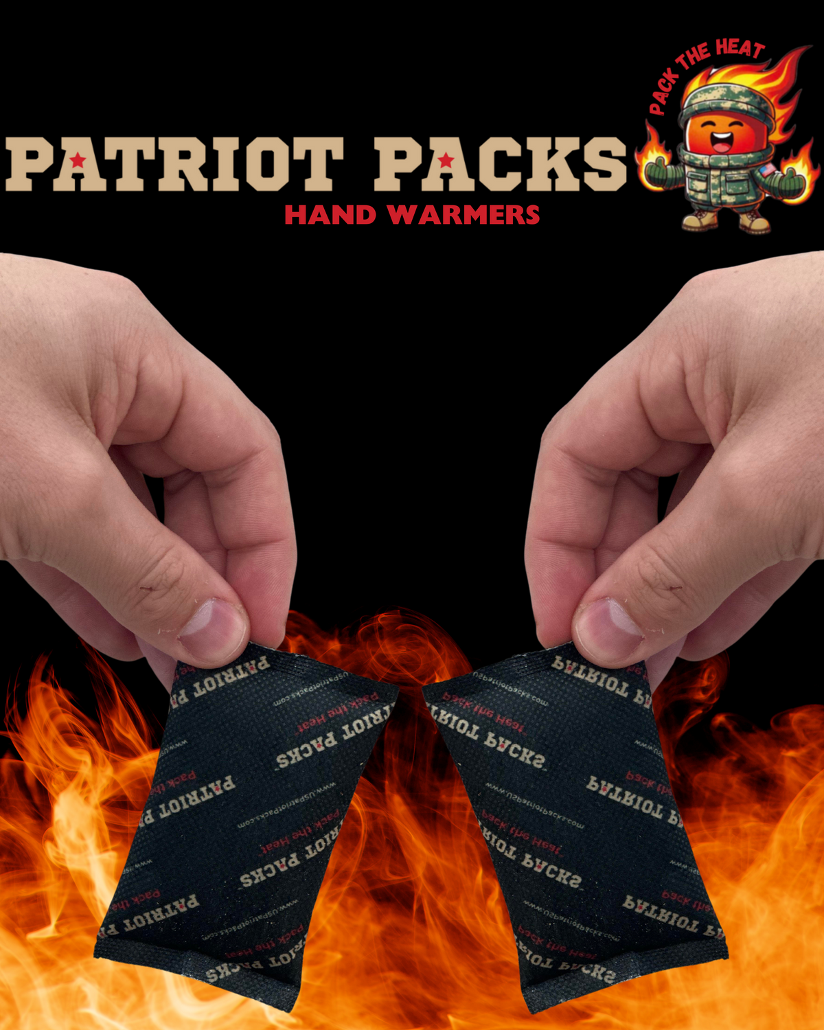 Patriot Packs™ Disposable Hand Warmer- Warmth That Changes Lives!